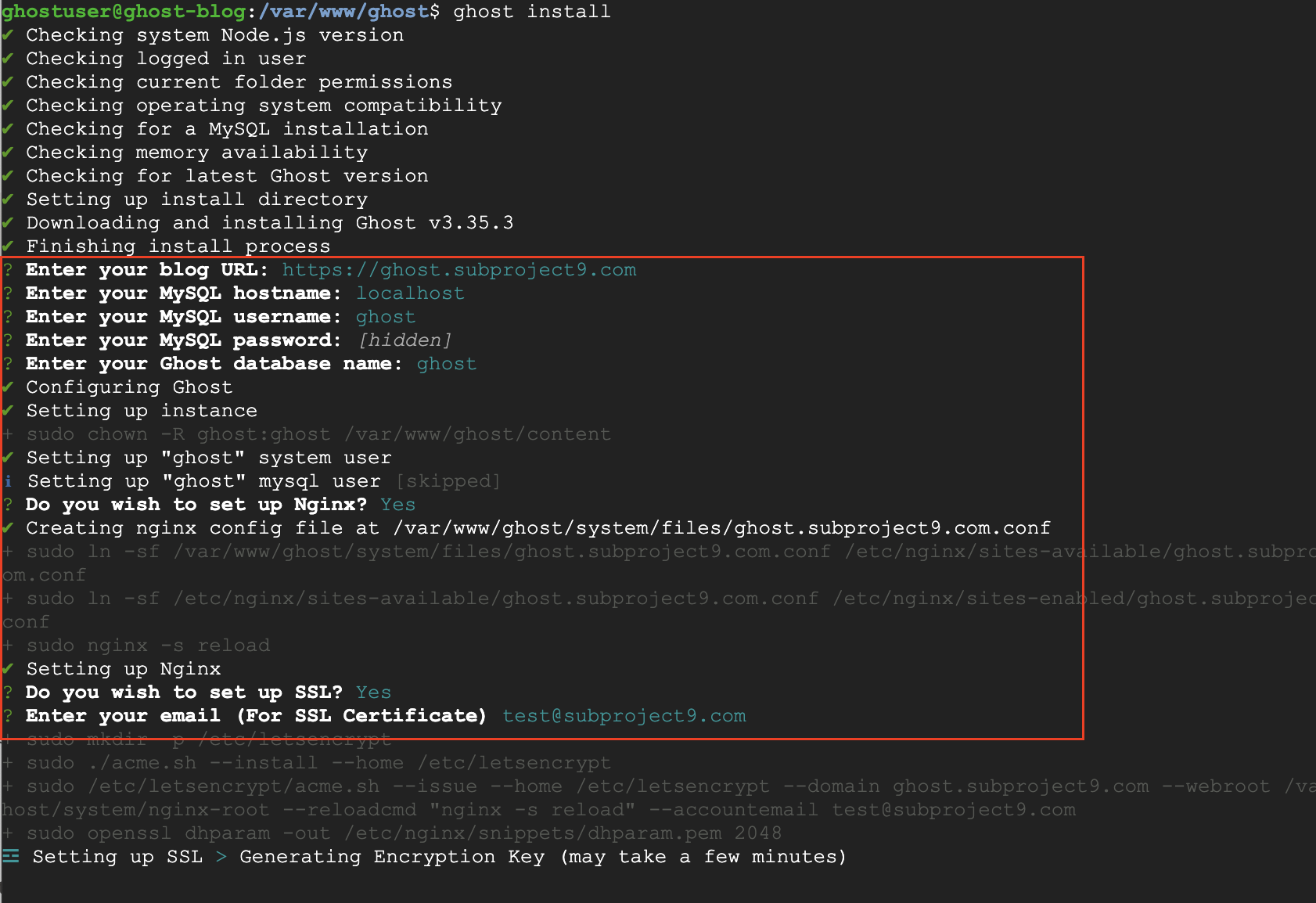 Deploy Ghost Blog on Google Cloud with NGINX